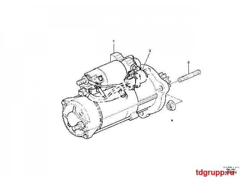 VOE17233221 Стартер Volvo EC480E на складе в Екатеринбурге. Купить ...
